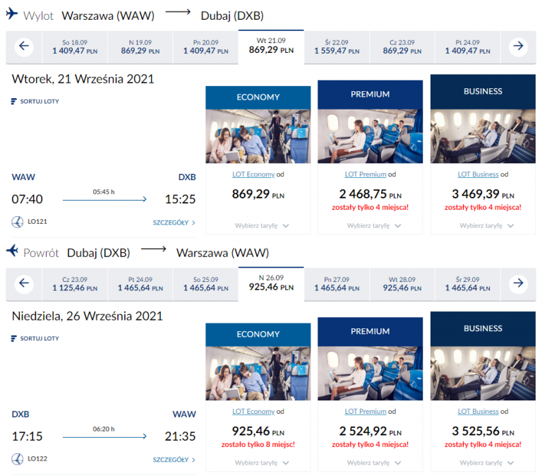 MEGA! PLL LOT poleci z Warszawy do Dubaju! | Mleczne Podróże, czyli najlepsze promocje lotnicze